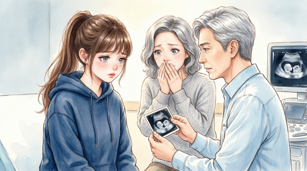 “Don’t Call Dad,” she whispered as the scan revealed something inside ...