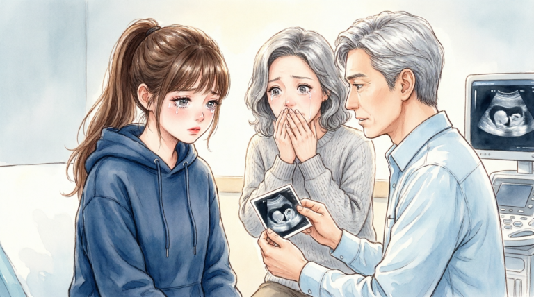 “Don’t Call Dad,” she whispered as the scan revealed something inside ...